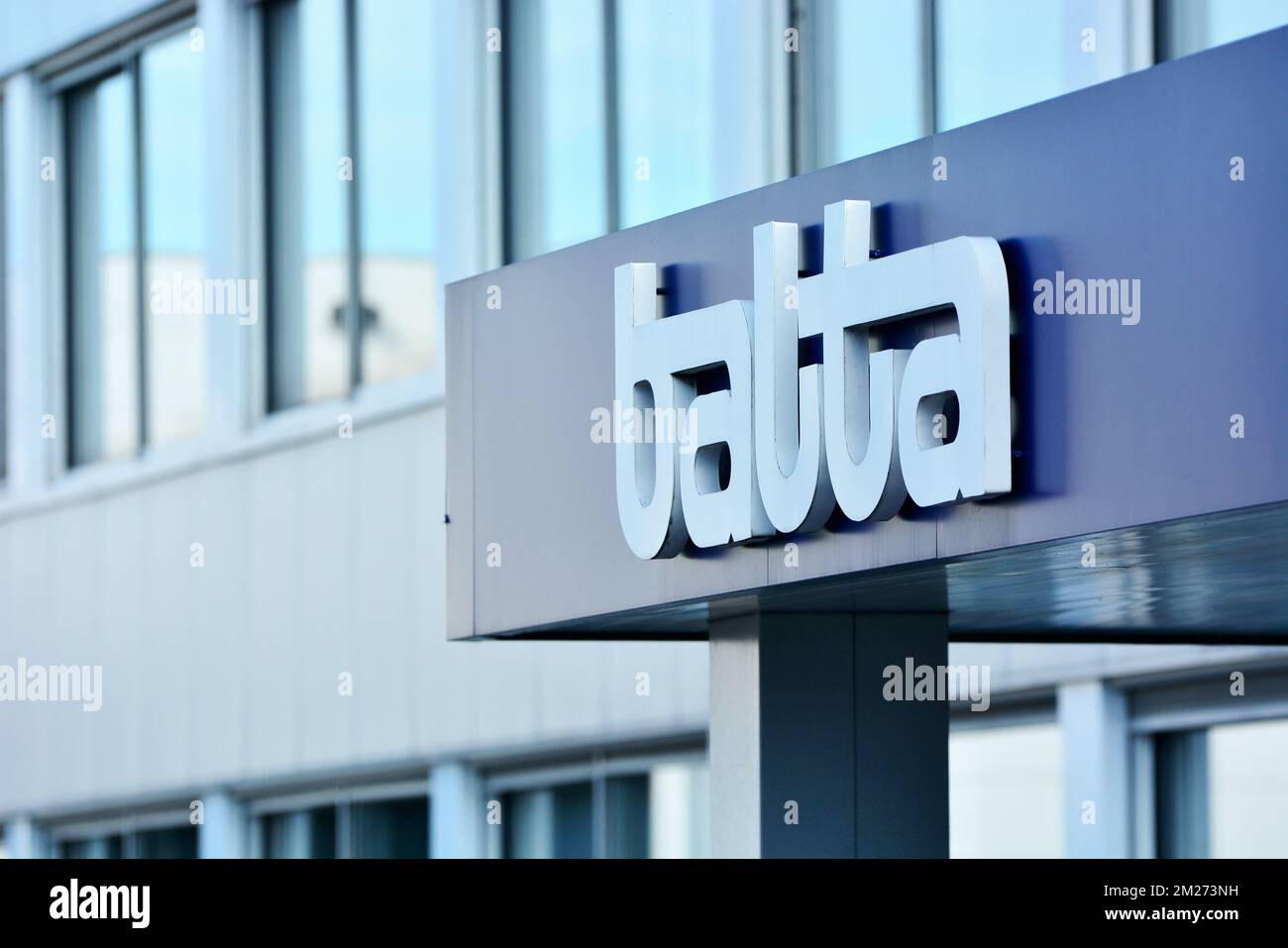 Illustration picture shows the logo of textile floor coverings producer ...