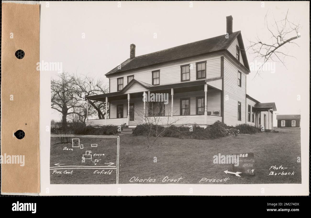 Charles Grout, house, Prescott, Mass., Feb. 15, 1928 : Parcel no. 368 ...