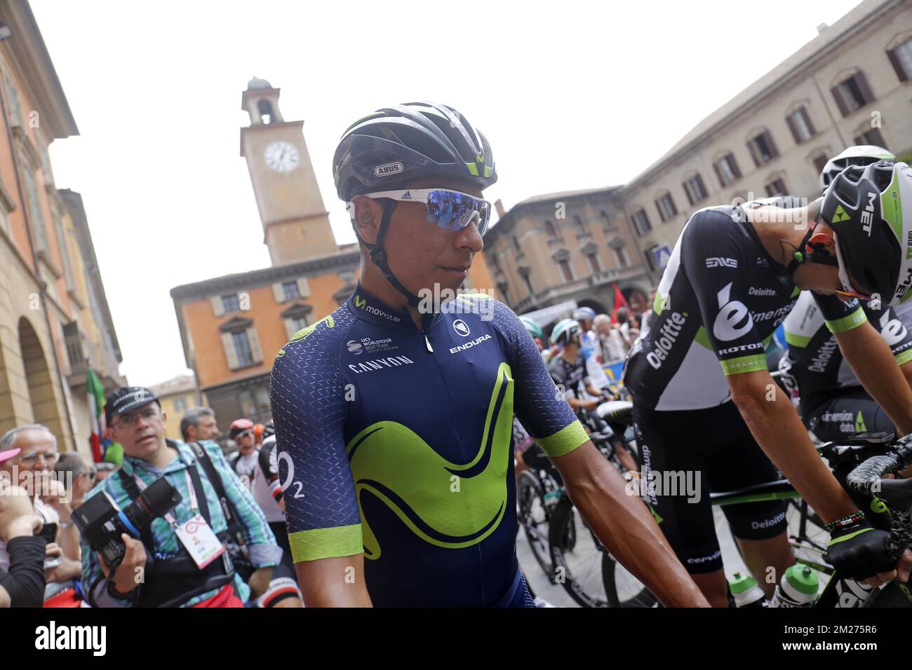 Colombian Nairo Quintana of Movistar Team pictured during the ...