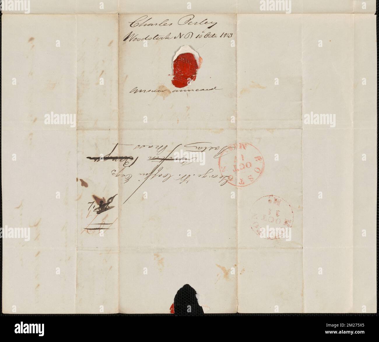 Charles Perley to George Coffin, 10 October 1843 , Public land sales ...