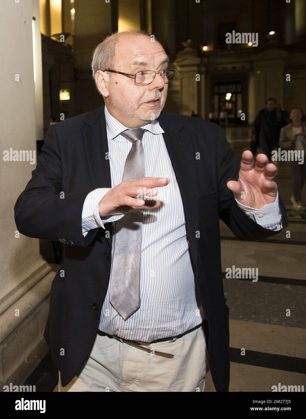Christian Van Eyken pictured ahead of the first session of the trial ...