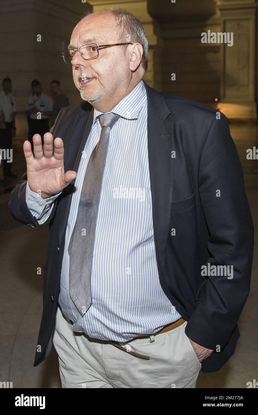 Christian Van Eyken pictured ahead of the first session of the trial ...