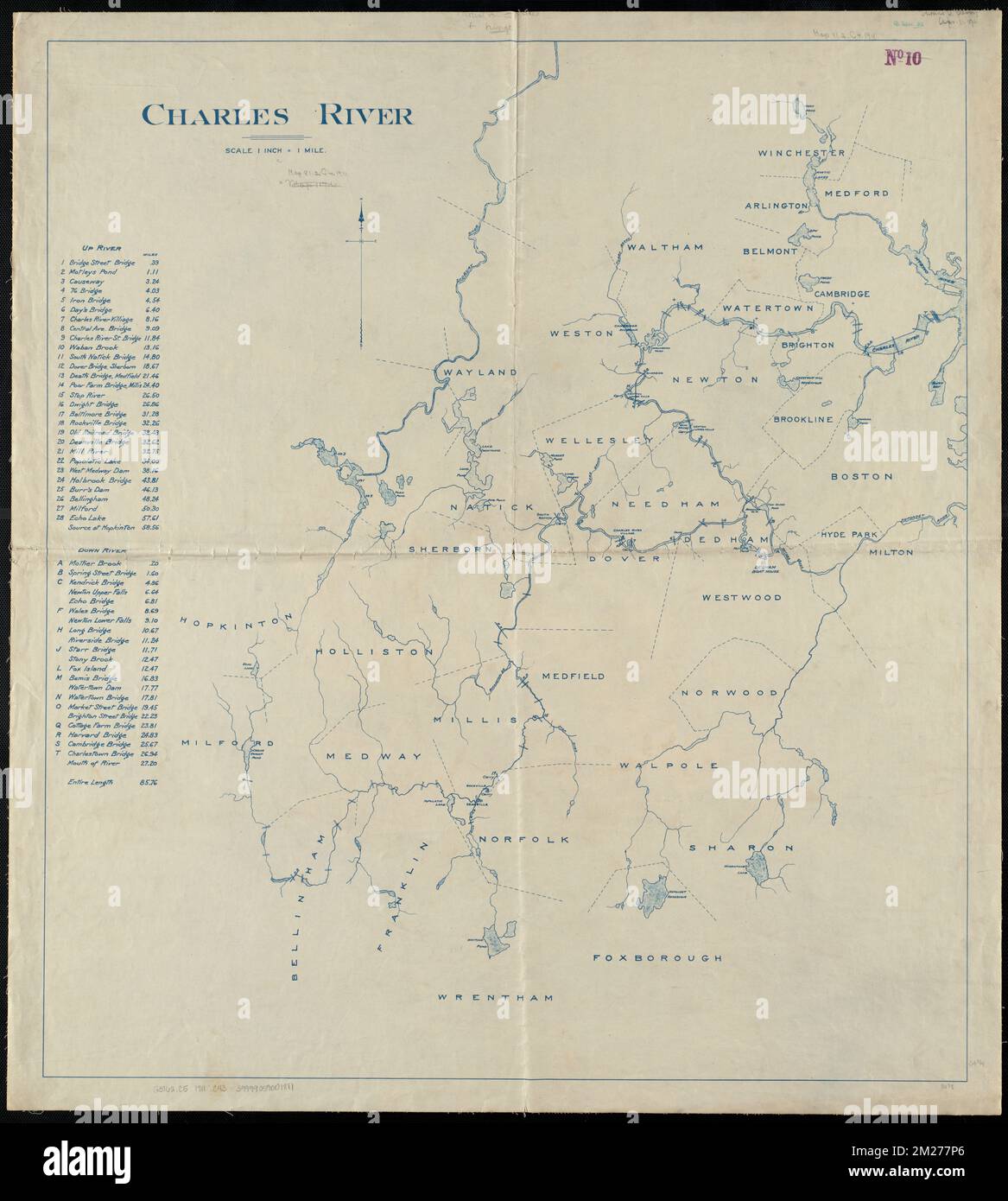 Charles River , Charles River Mass., Maps, Massachusetts, Maps Norman B ...