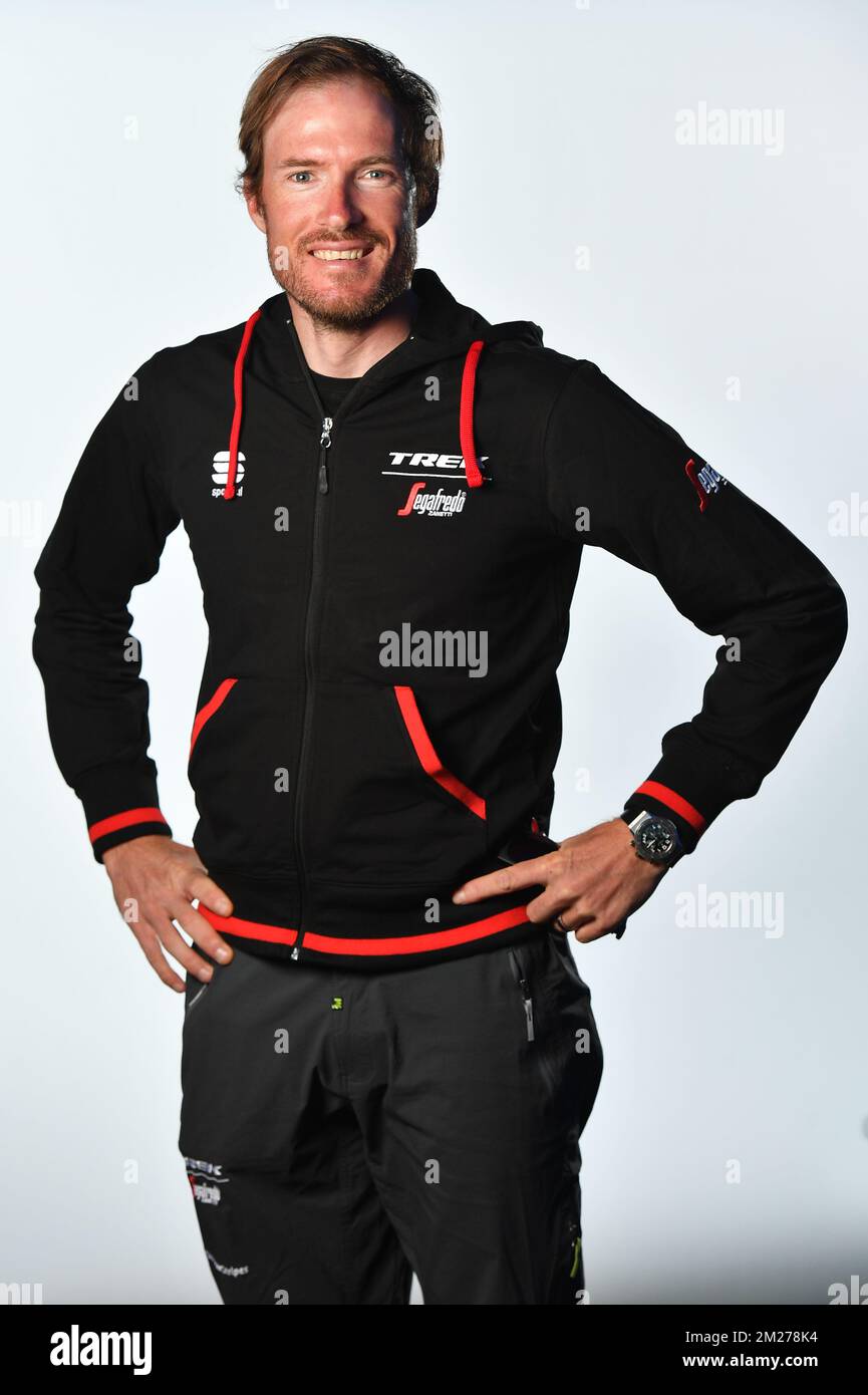 Swiss Gregory Rast of Trek-Segafredo poses for the photographer during ...