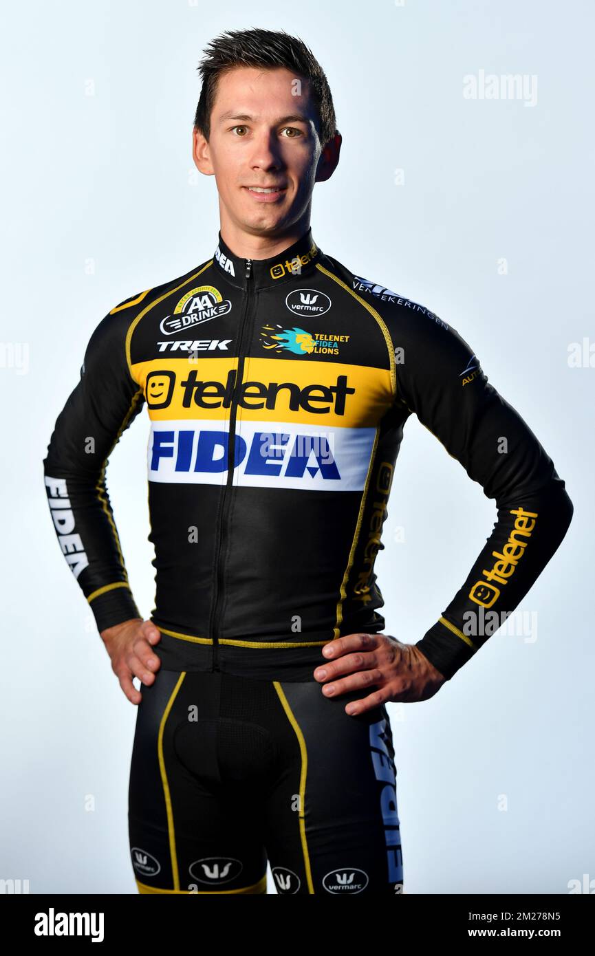 Dutch Lars Van Der Haar poses for the photographer during the ...