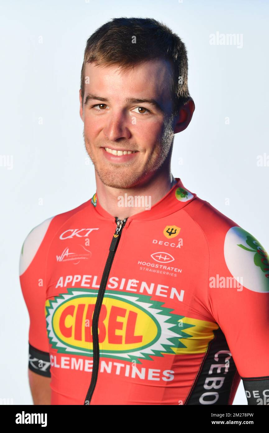 Belgian Johannes De Paepe poses for the photographer during the ...