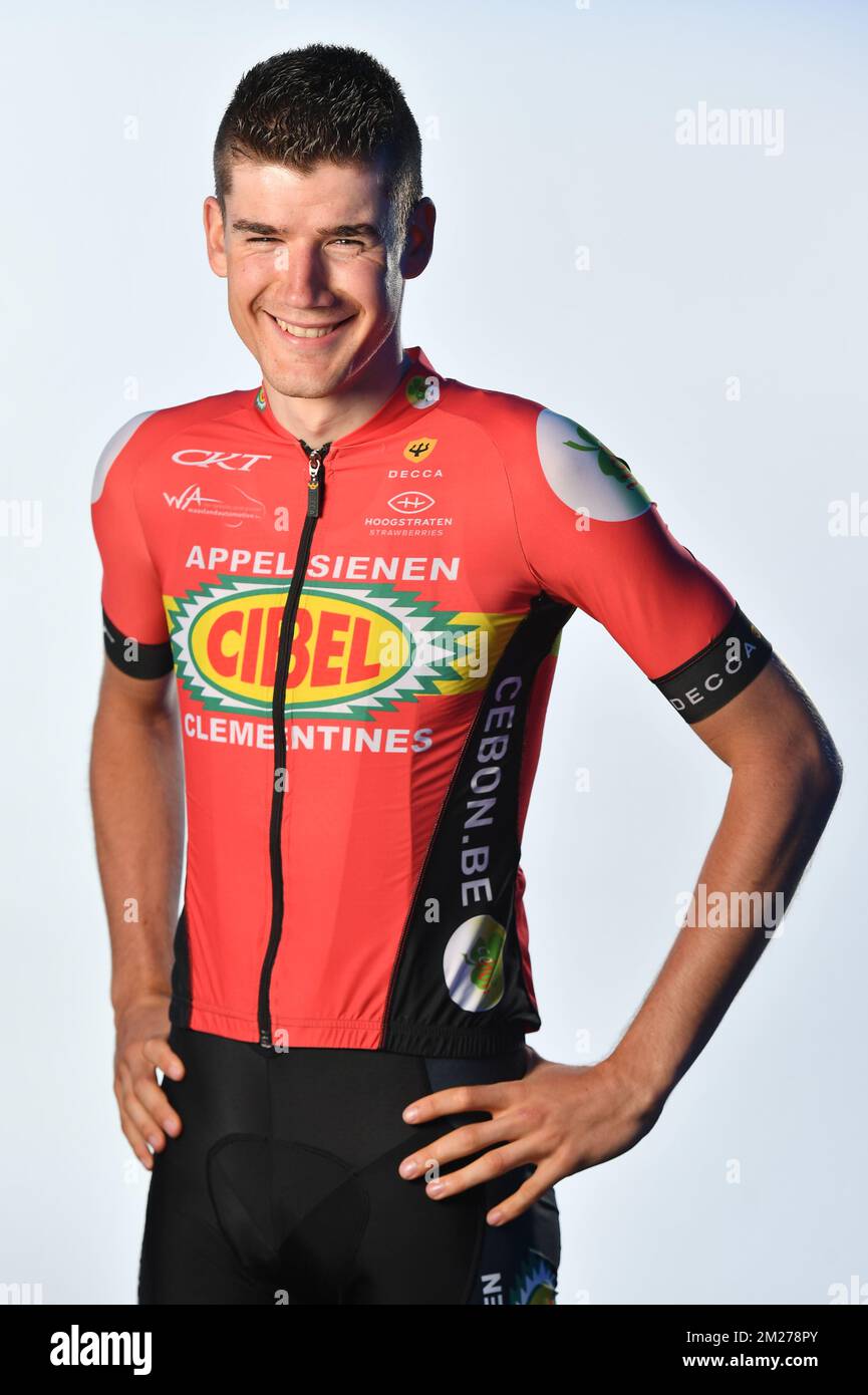 Belgian Joeri Stallaert poses for the photographer during the ...