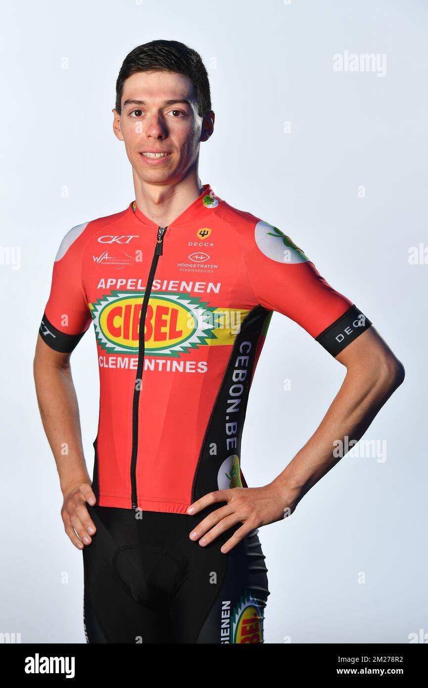 Belgian Brecht Ruyters poses for the photographer during the ...