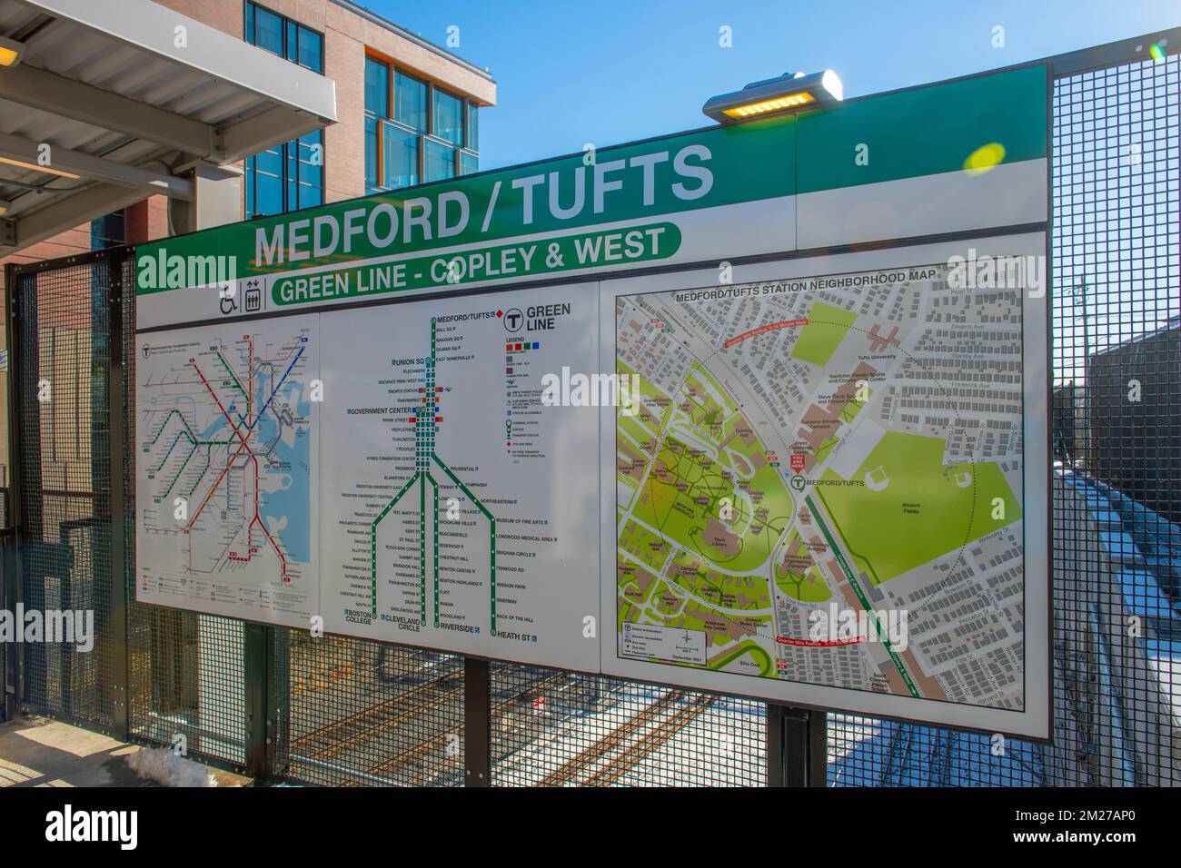 Map of boston subway hi-res stock photography and images - Alamy