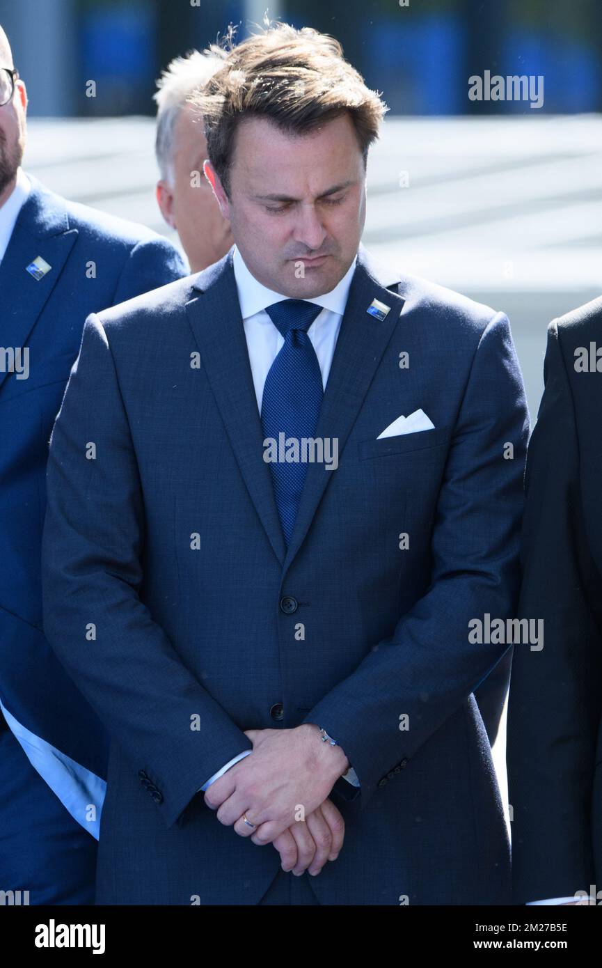Prime Minister of Luxembourg Xavier Bettel pictured during the ...