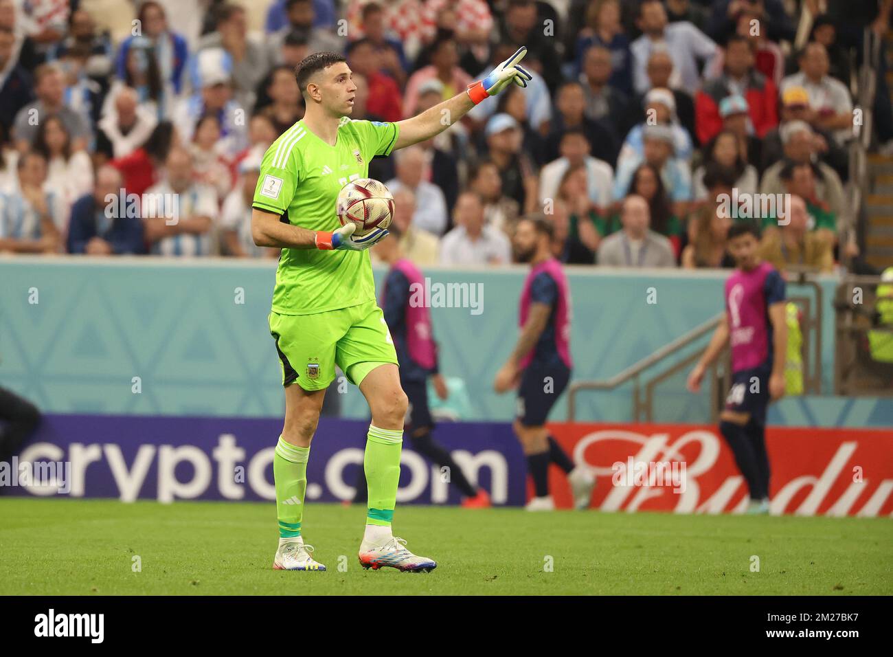 Argentina goalkeeper Emiliano Martinez aka Damian Martinez during the ...