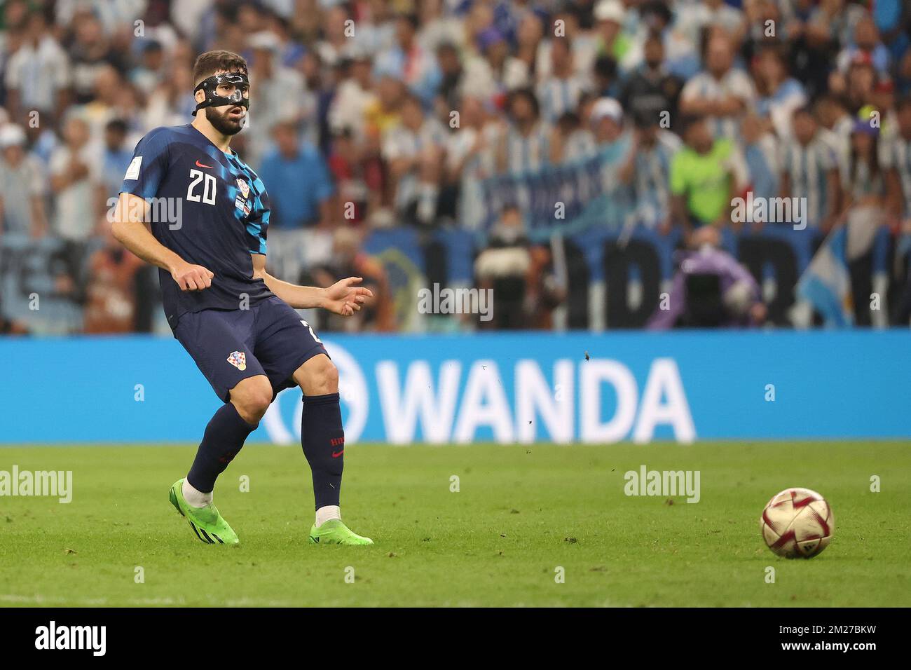 Josko Gvardiol of Croatia during the FIFA World Cup 2022, Semi-final ...
