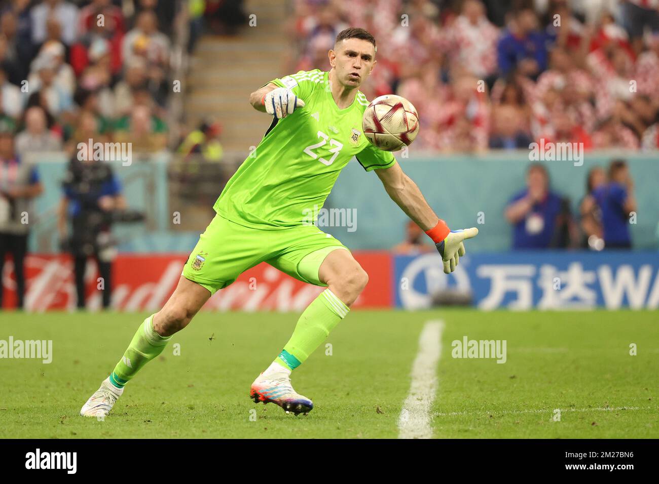 Argentina goalkeeper Emiliano Martinez aka Damian Martinez during the ...