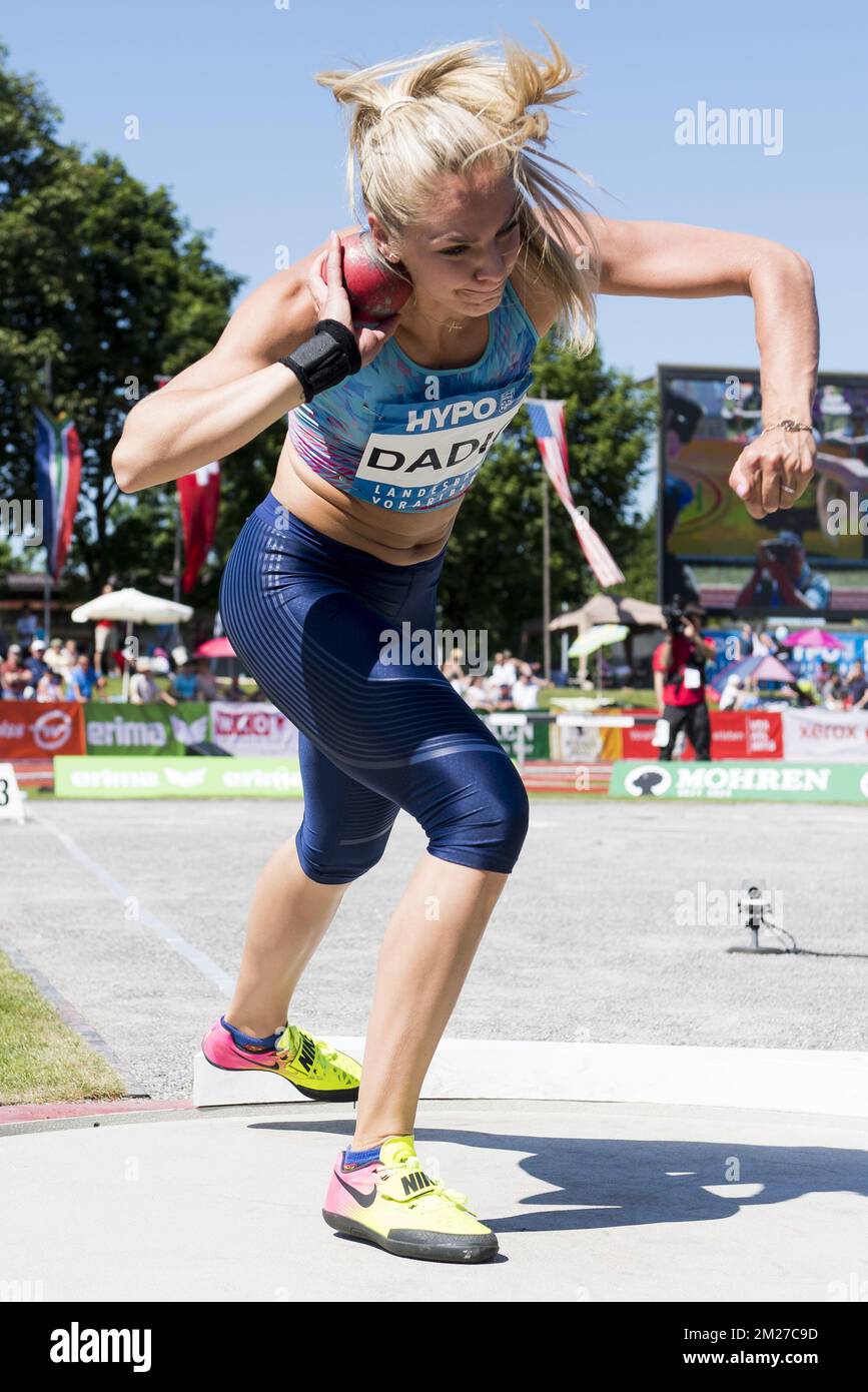 Ivona Dadic pictured in action during the Hypo-Meeting, IAAF World ...