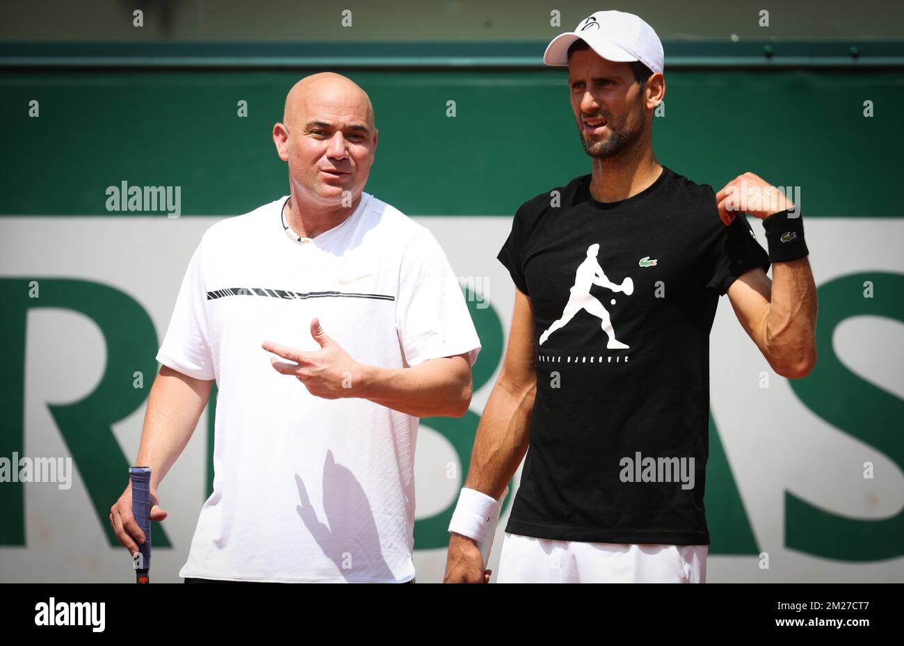Andre agassi french open hi-res stock photography and images - Alamy