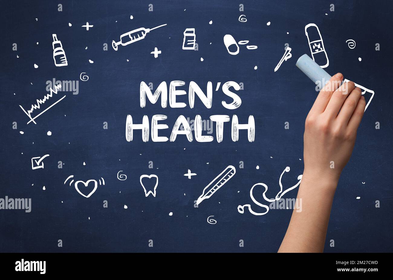 Hand drawing medical concept concept Stock Photo - Alamy