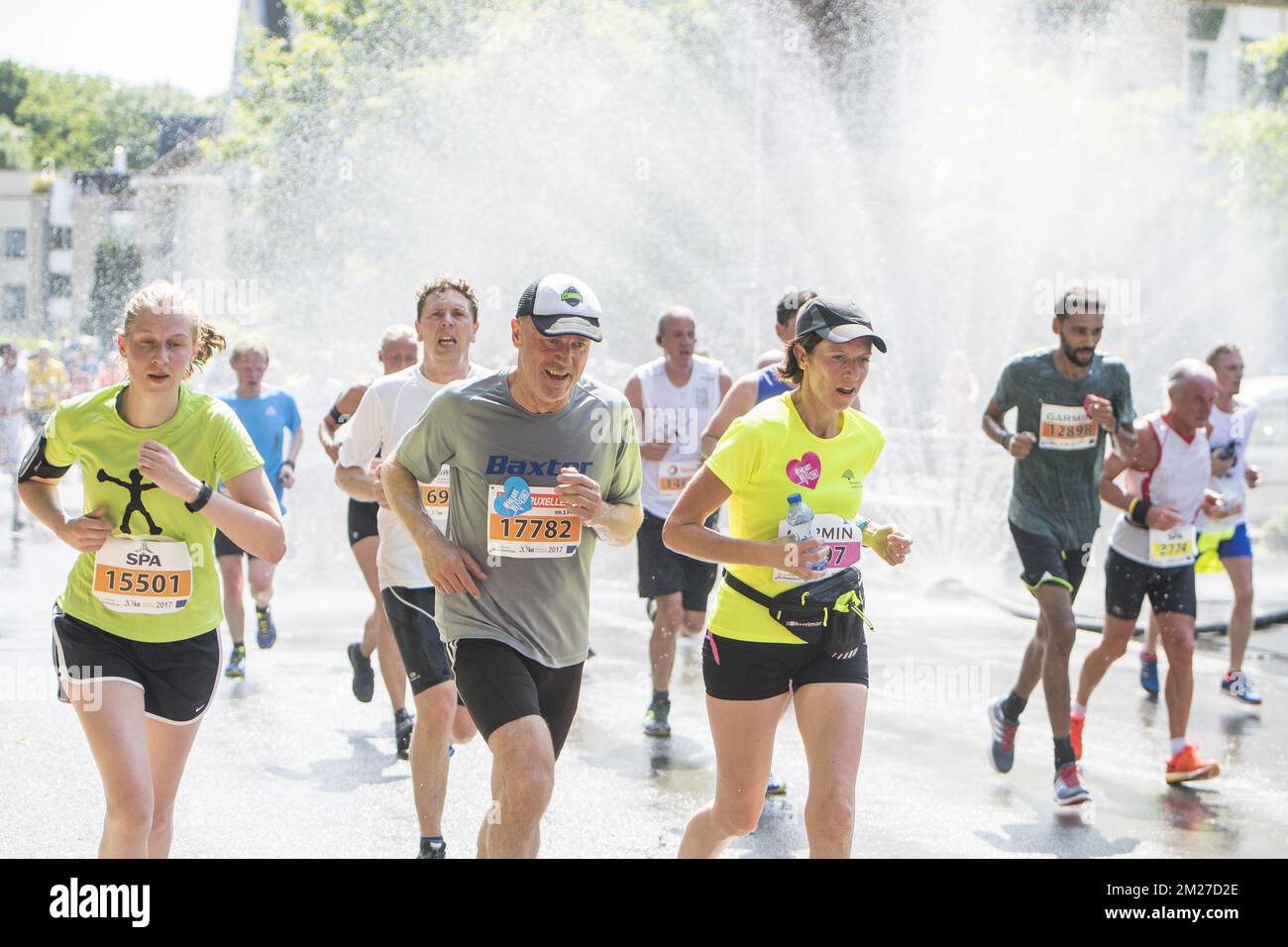Illustration picture shows the 38th edition of the Brussels' 20km run ...