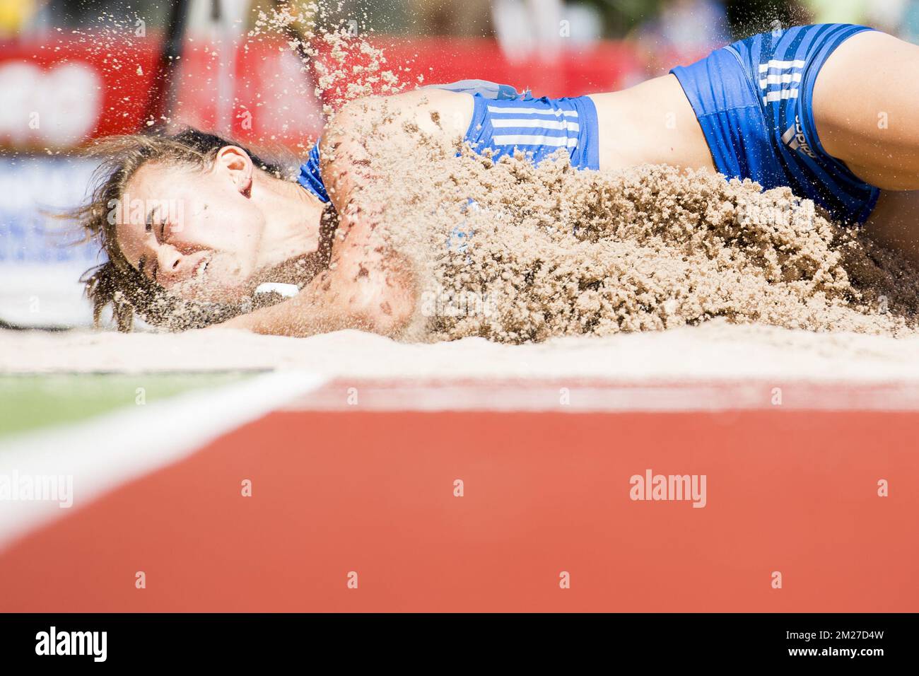 Dutch Nadine Visser pictured in action during the Hypo-Meeting, IAAF ...