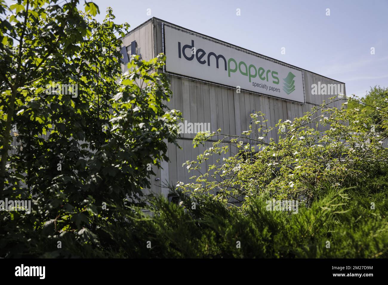 Illustration picture shows the Idempapers paper factory in Virginal ...