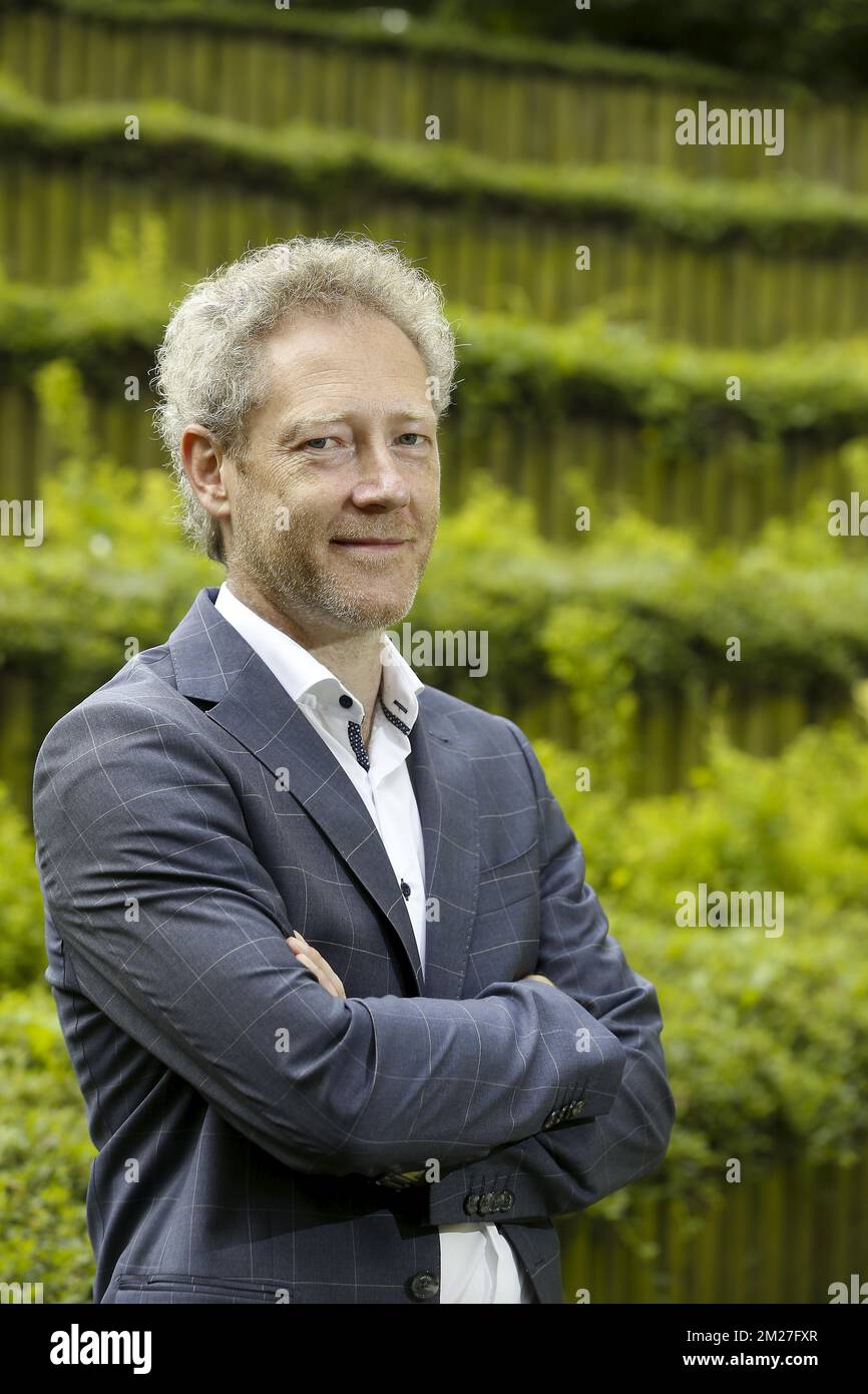 New Beweging.net chairman Peter Wouters poses for the photographer ...