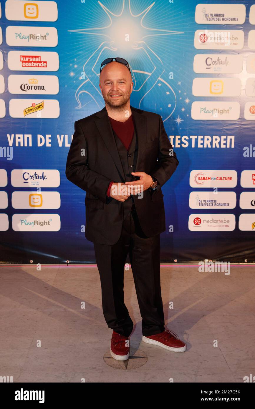 actor Sven De Ridder pictured on the red carpet at the arrival for the ...