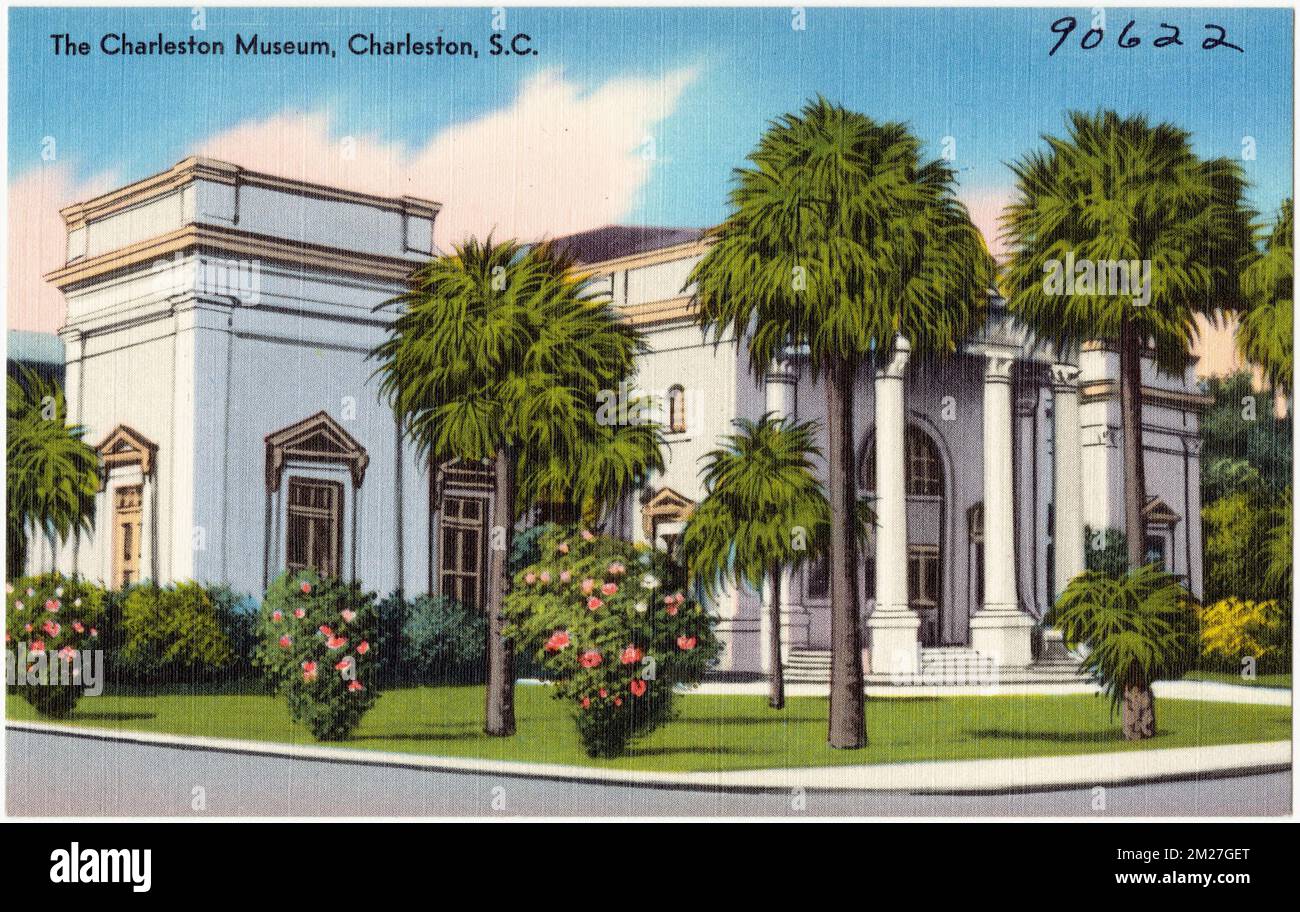 The Charleston Museum, Charleston, S. C. , Galleries & museums, Tichnor ...