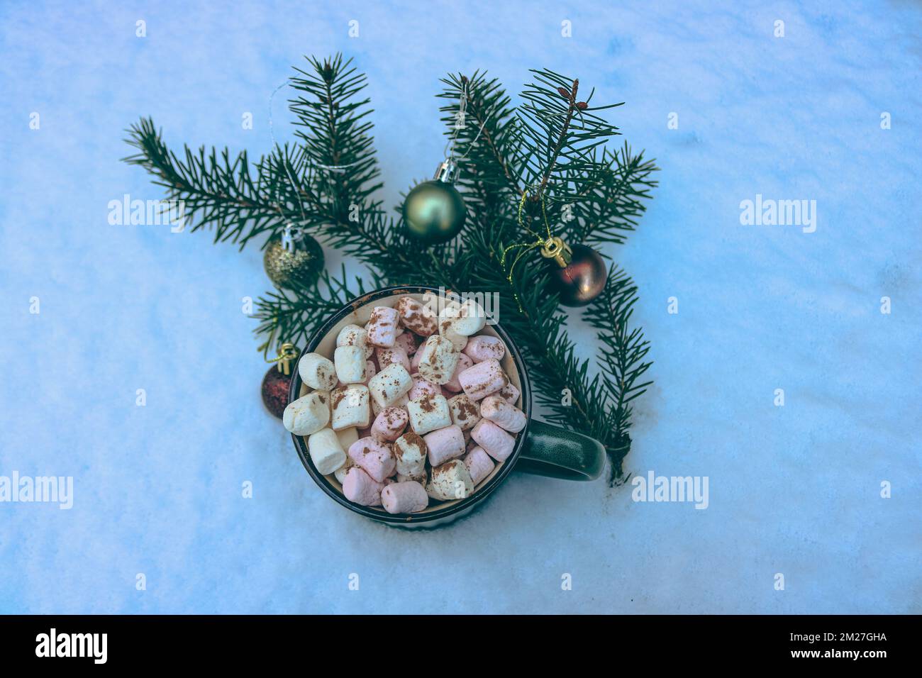 Cup of hot cocoa Stock Photo - Alamy