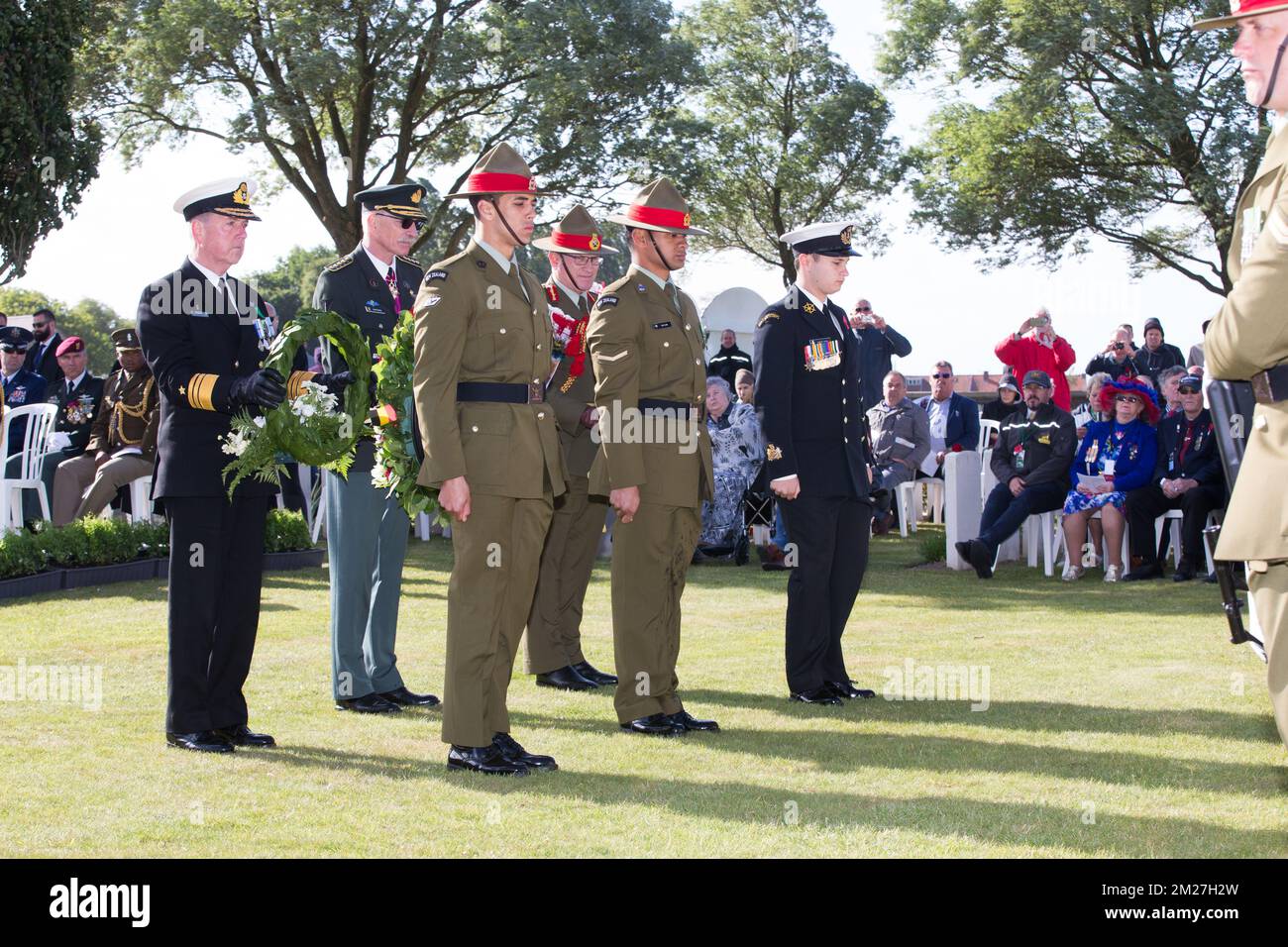 Illustration picture shows the New-Zealand National commemoration of ...