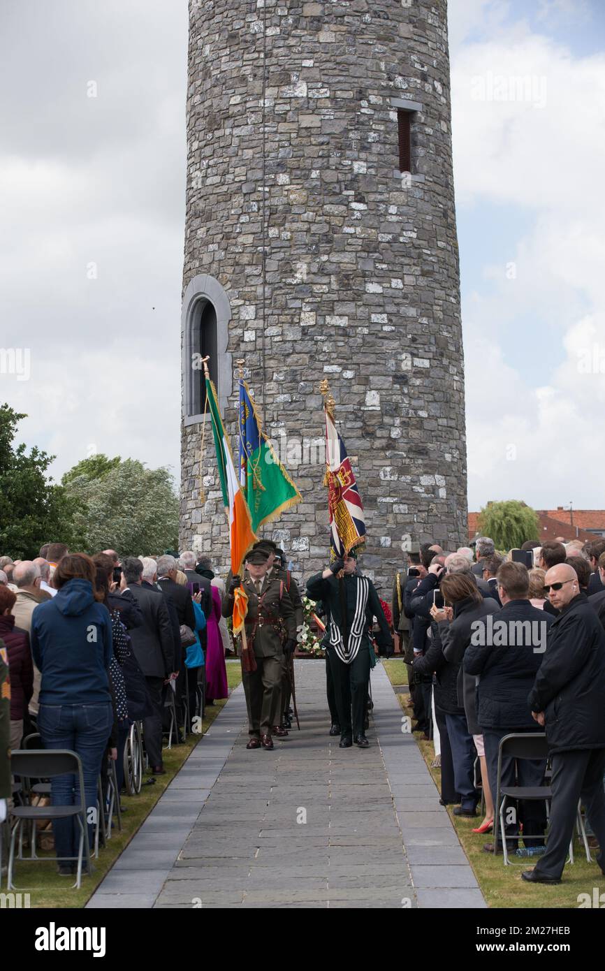Illustration picture shows the commemoration of the centenary of the ...