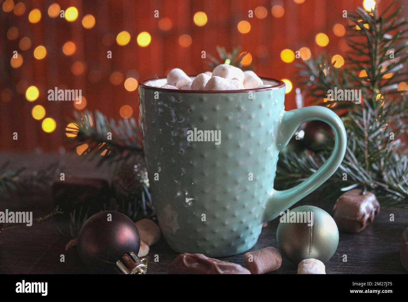 Cup of hot cocoa Stock Photo - Alamy