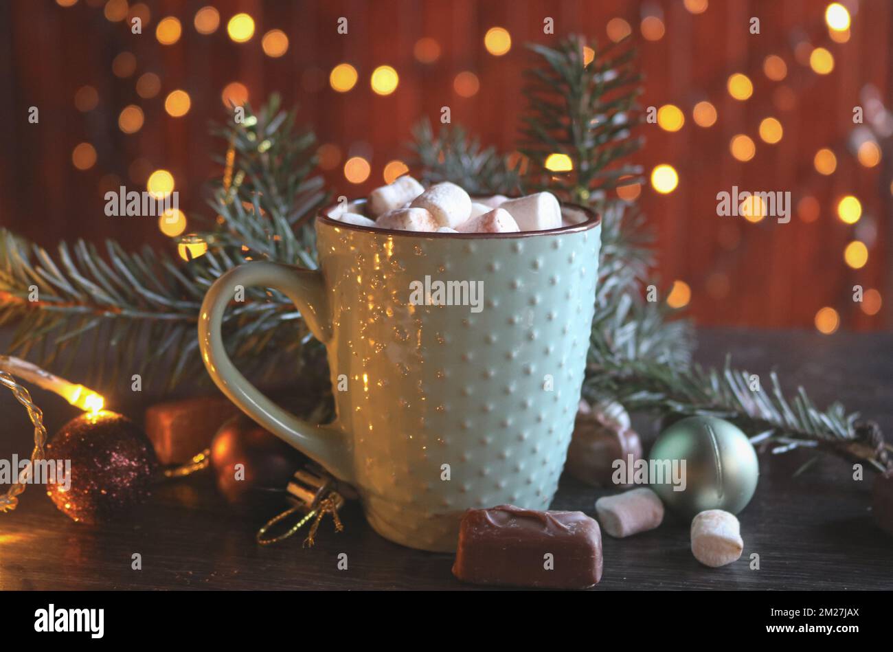 Cup of hot cocoa Stock Photo - Alamy