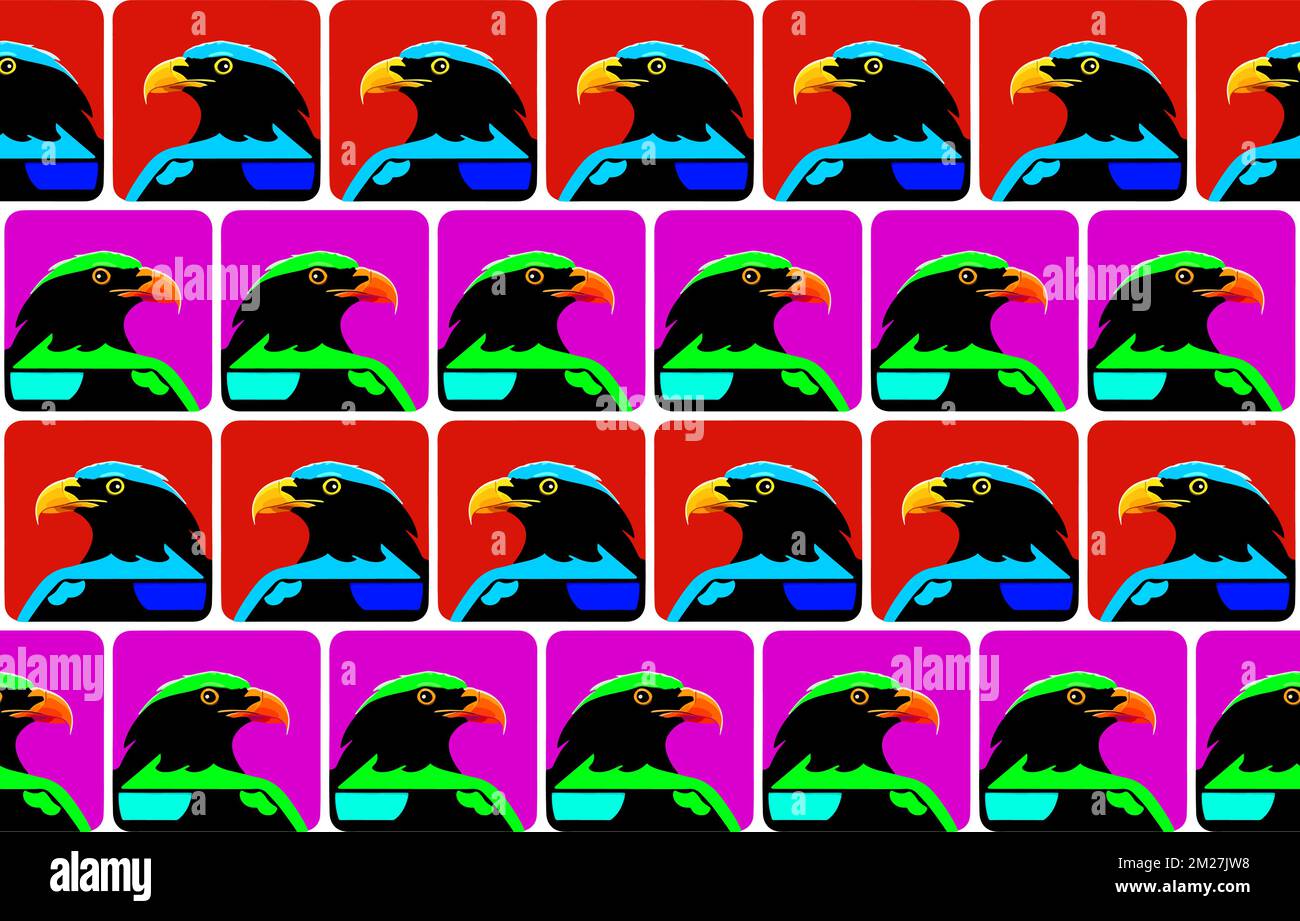 Profile portrait of eagle owl Cut Out Stock Images & Pictures - Alamy