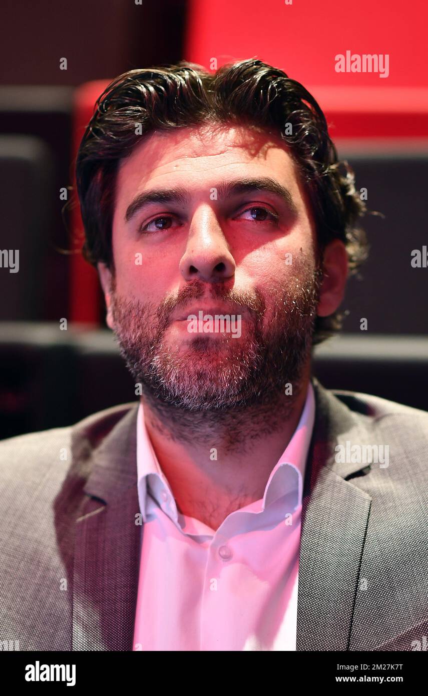 Charleroi's manager Mehdi Bayat pictured during the calendar ...