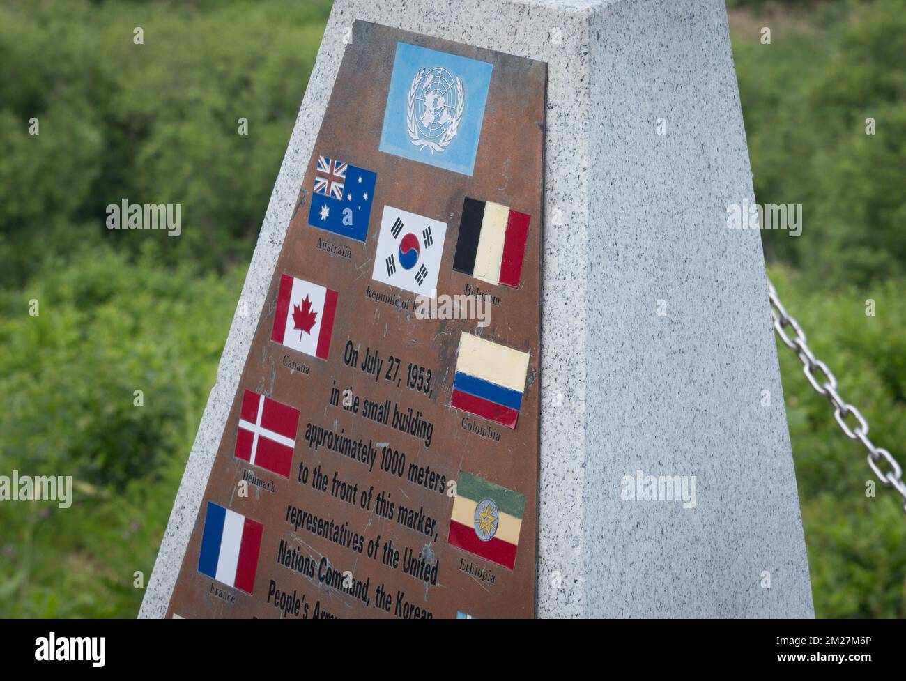 Illustration picture taken during a visit to the joint visitor center ...