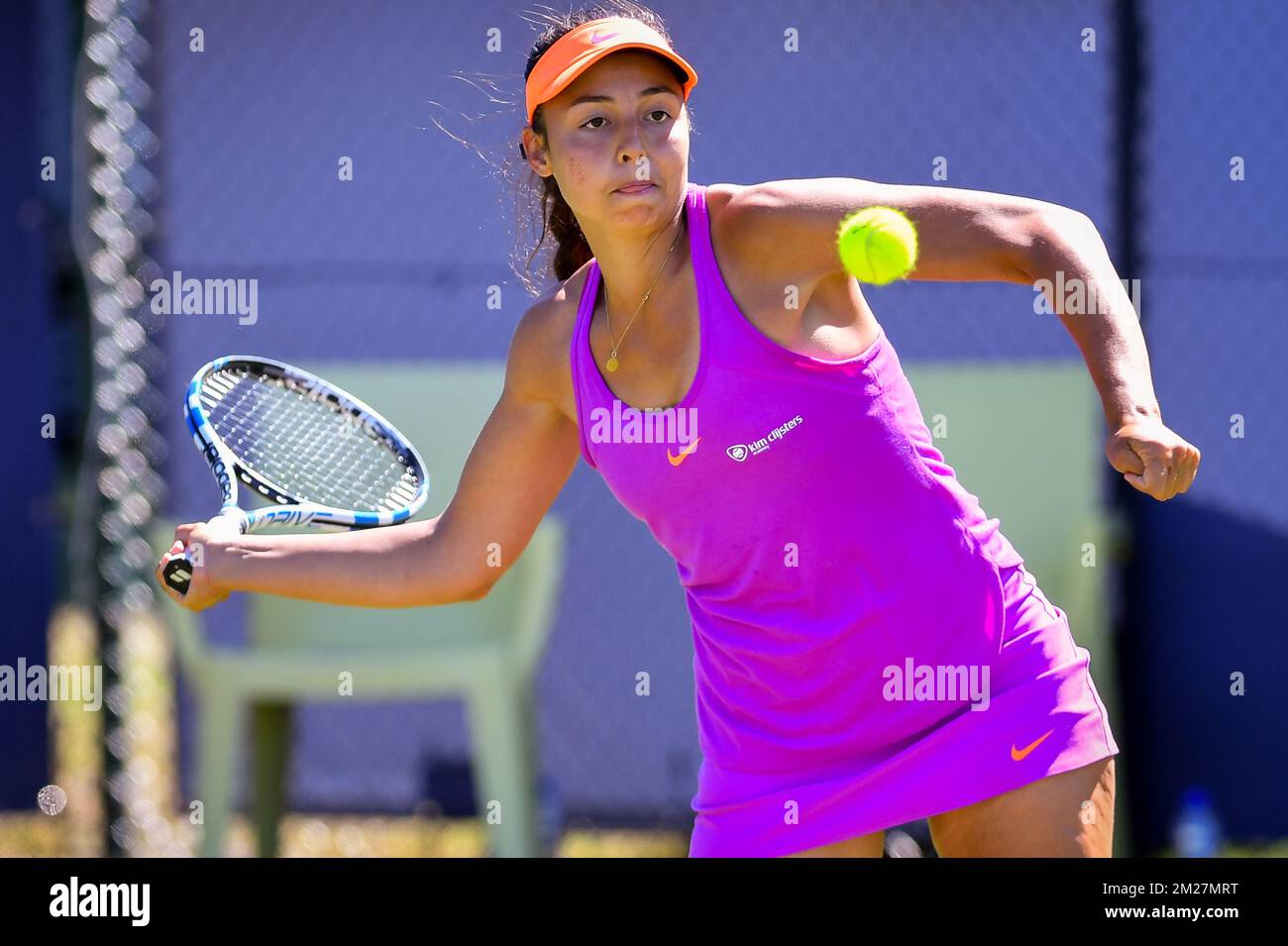 Dutch Eva Waccano pictured in action during a game of the women's ...