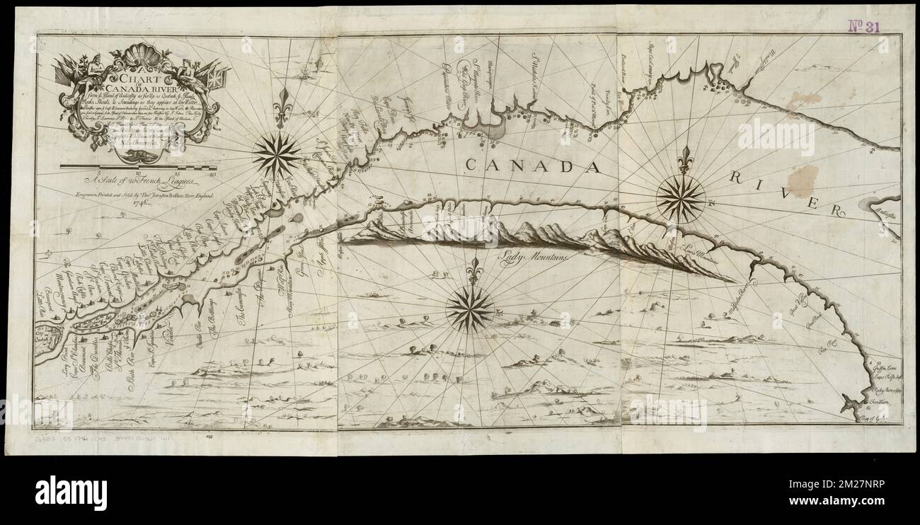 A chart of Canada River : from ye island of Anticosty as far up as ...