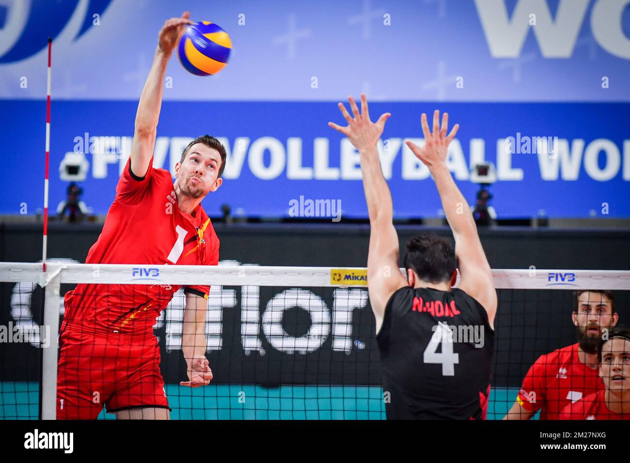 Red Dragons' Bram Van Den Dries pictured in action during a World ...