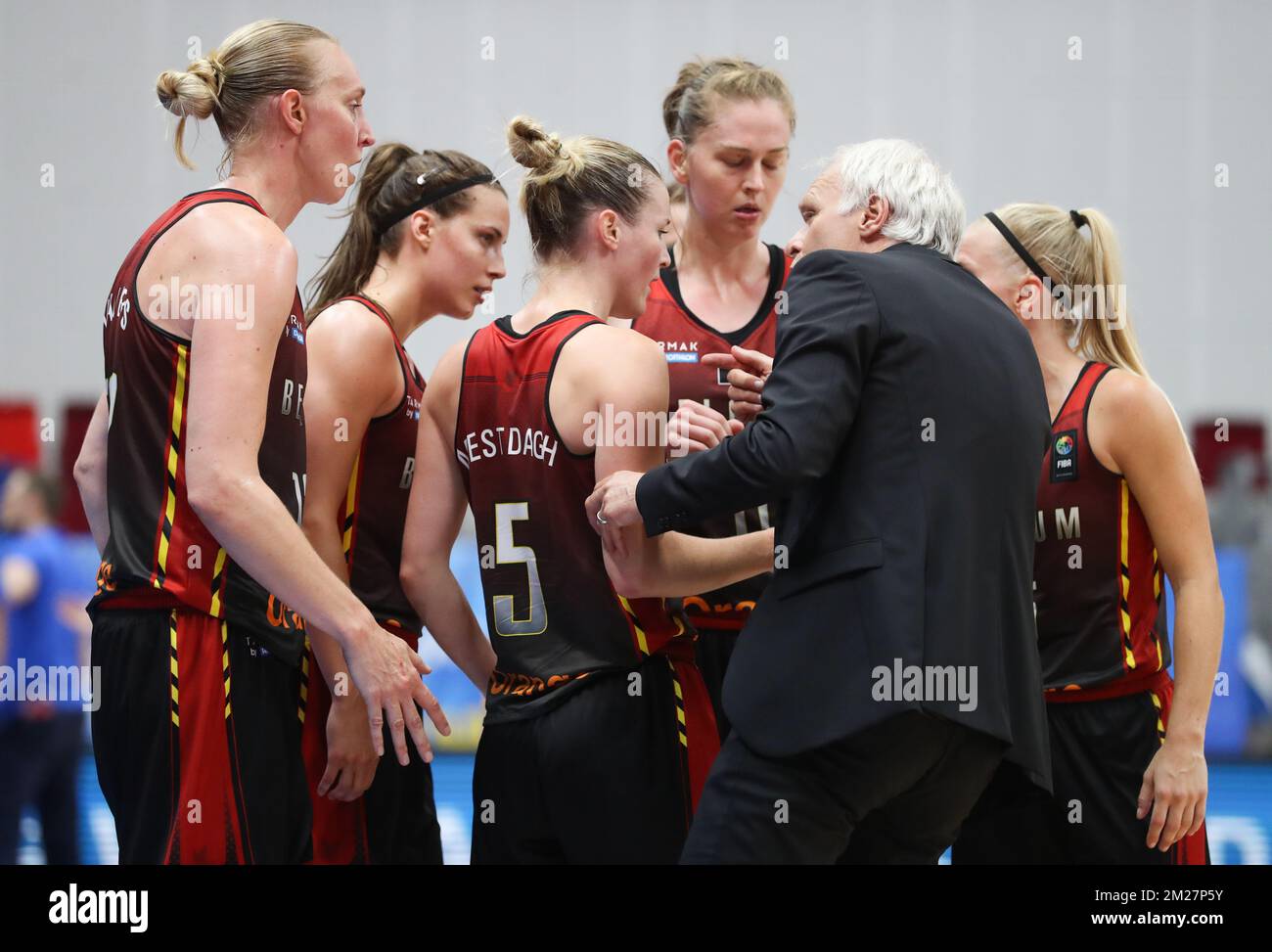 Belgian Cats Kim Mestdagh and Belgian Cats Assistant Coach Pierre ...