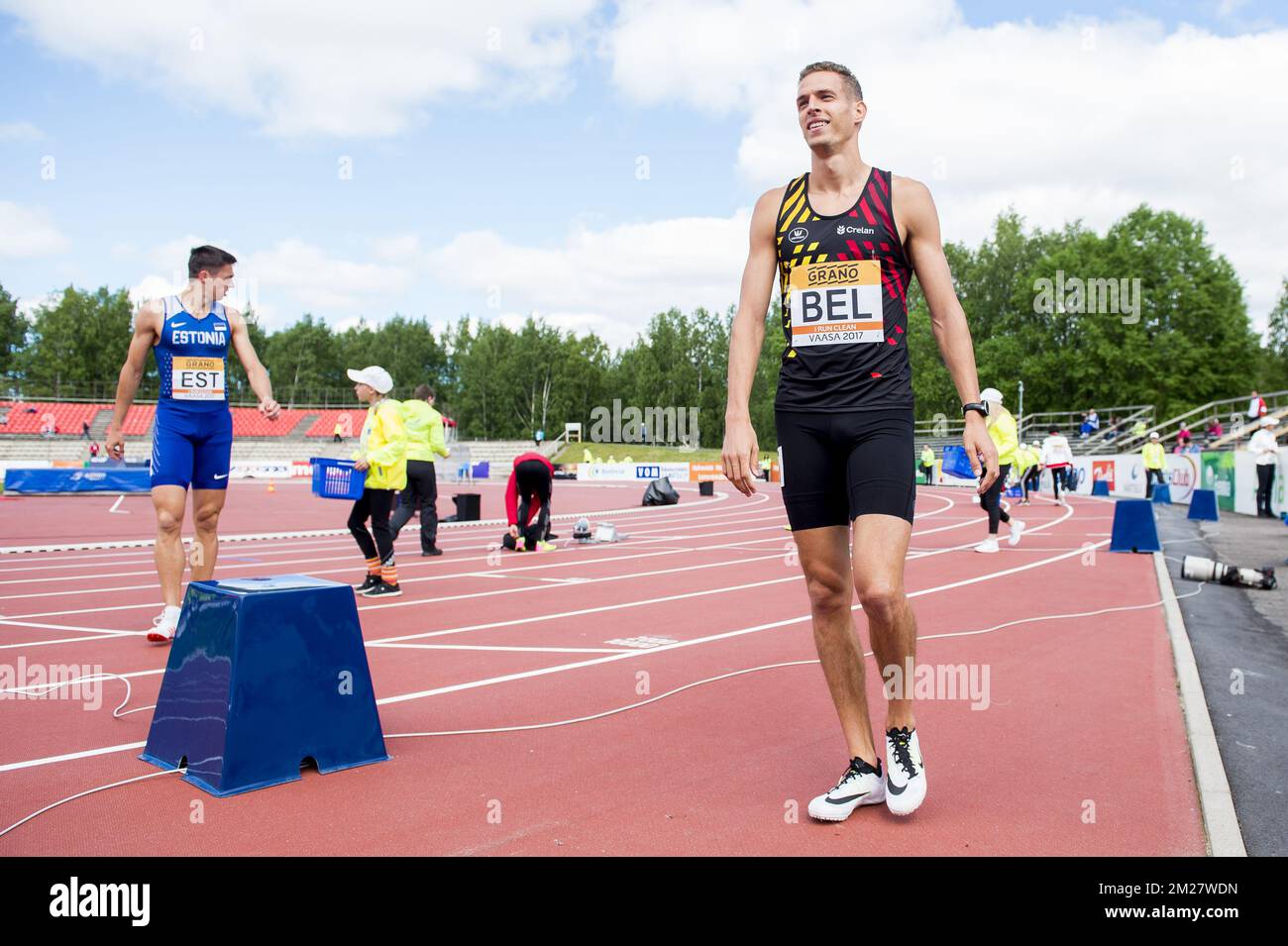 Belgian athlete Dylan Borlee pictured during day one of the European ...