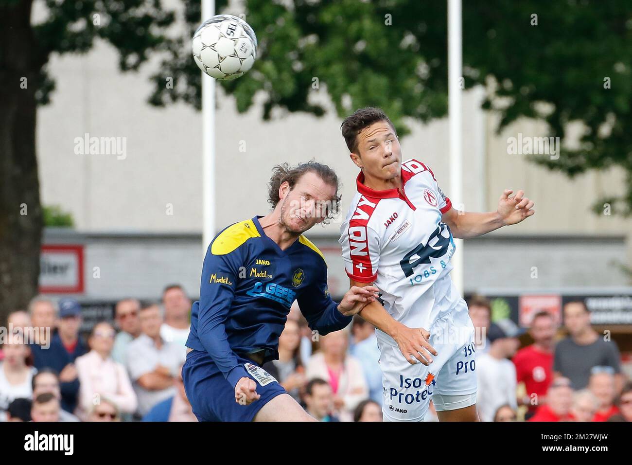 Kortrijk's Tyron Ivanof pictured in action during a friendly soccer ...