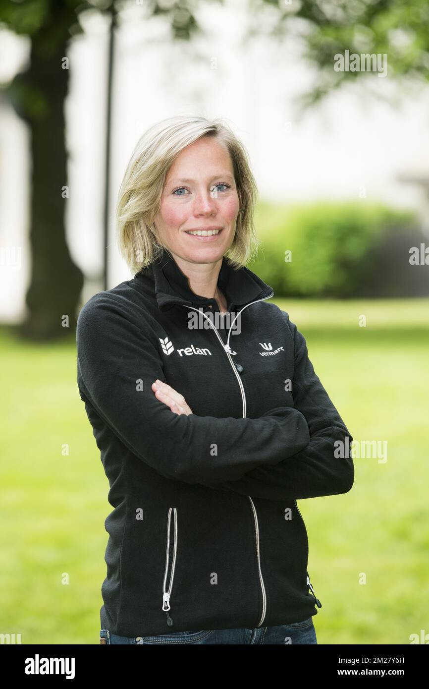 Stephanie Noel poses for a portrait at the European Athletics Team ...