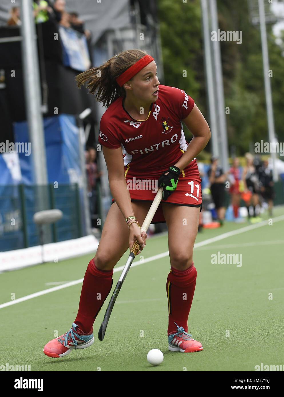 Belgium's Joanne Peeters pictured in action during a game between ...