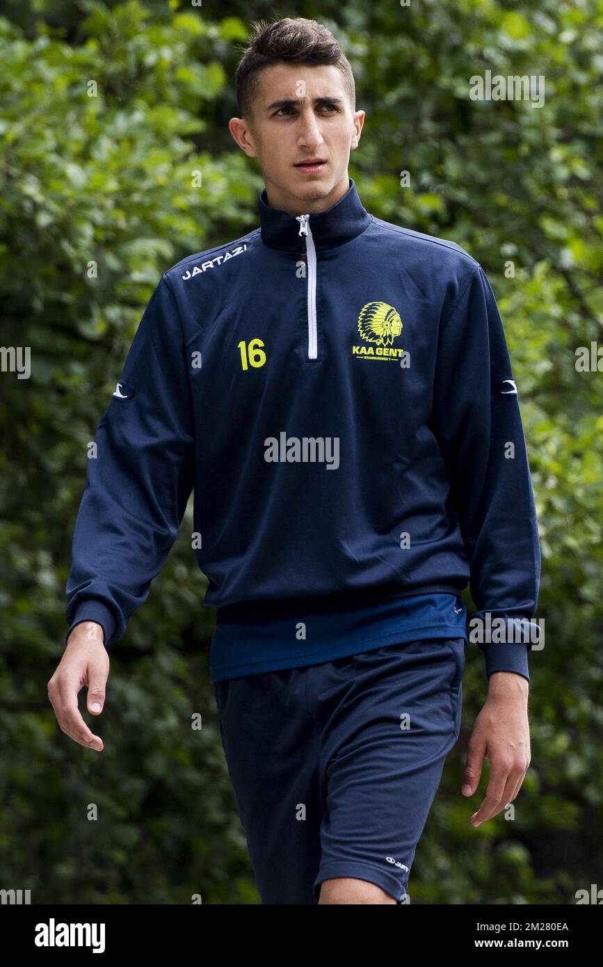 Gent's Welat Cagro pictured during a team building for the new 2017 ...