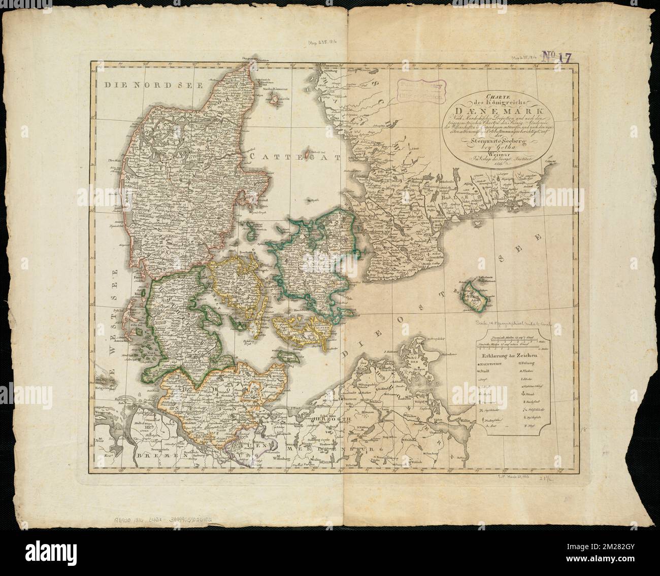 Charte des Königreichs Daenemark : nach Murdochischer Projection und ...