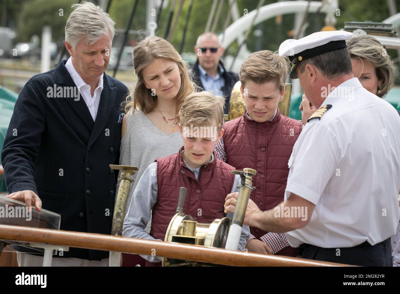 King Philippe - Filip of Belgium, Crown Princess Elisabeth, Prince ...