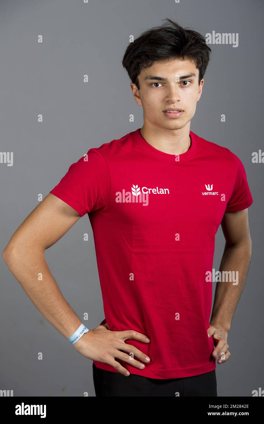 Marvin Nicque poses for the photographer during a photoshoot at the ...