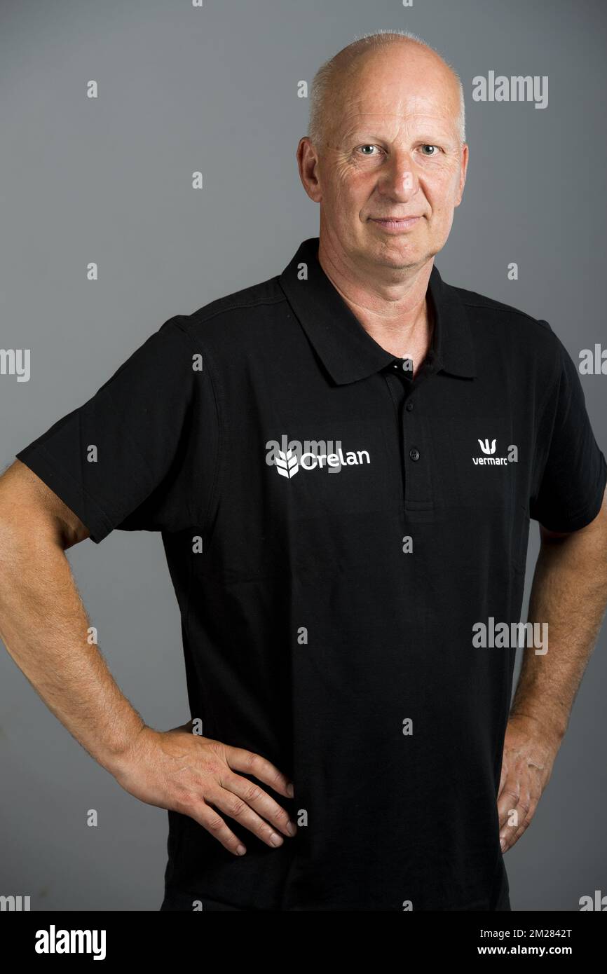 Belgian athletics coach Philip Gilson poses for the photographer during ...