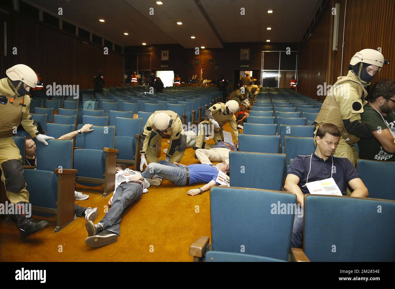 Illustration picture shows the first exercise of the Casualty ...