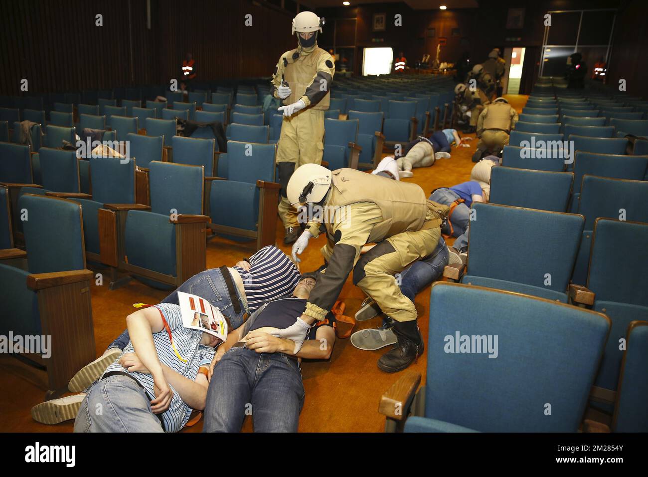 Illustration picture shows the first exercise of the Casualty ...