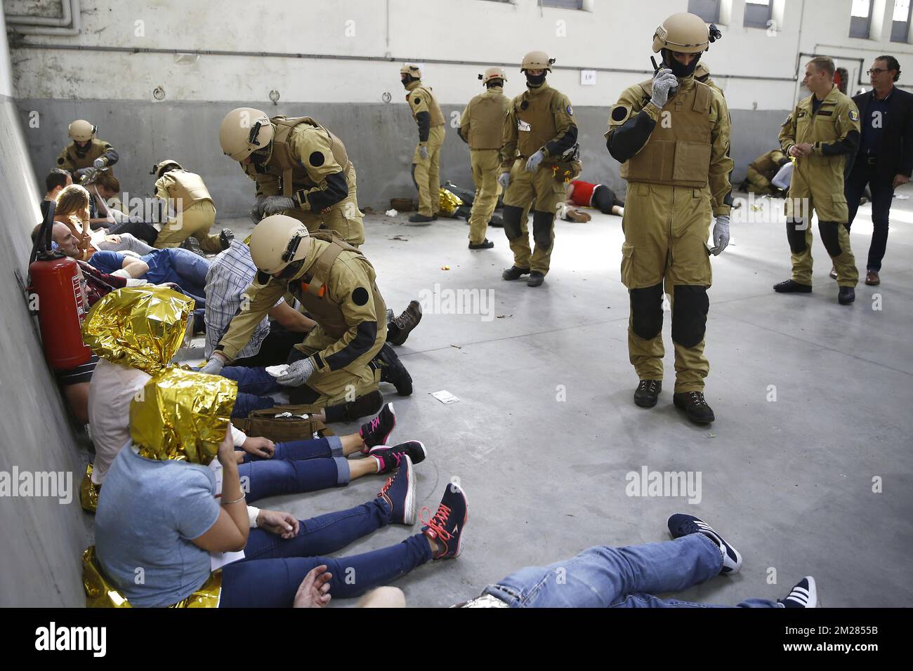 Illustration picture shows the first exercise of the Casualty ...